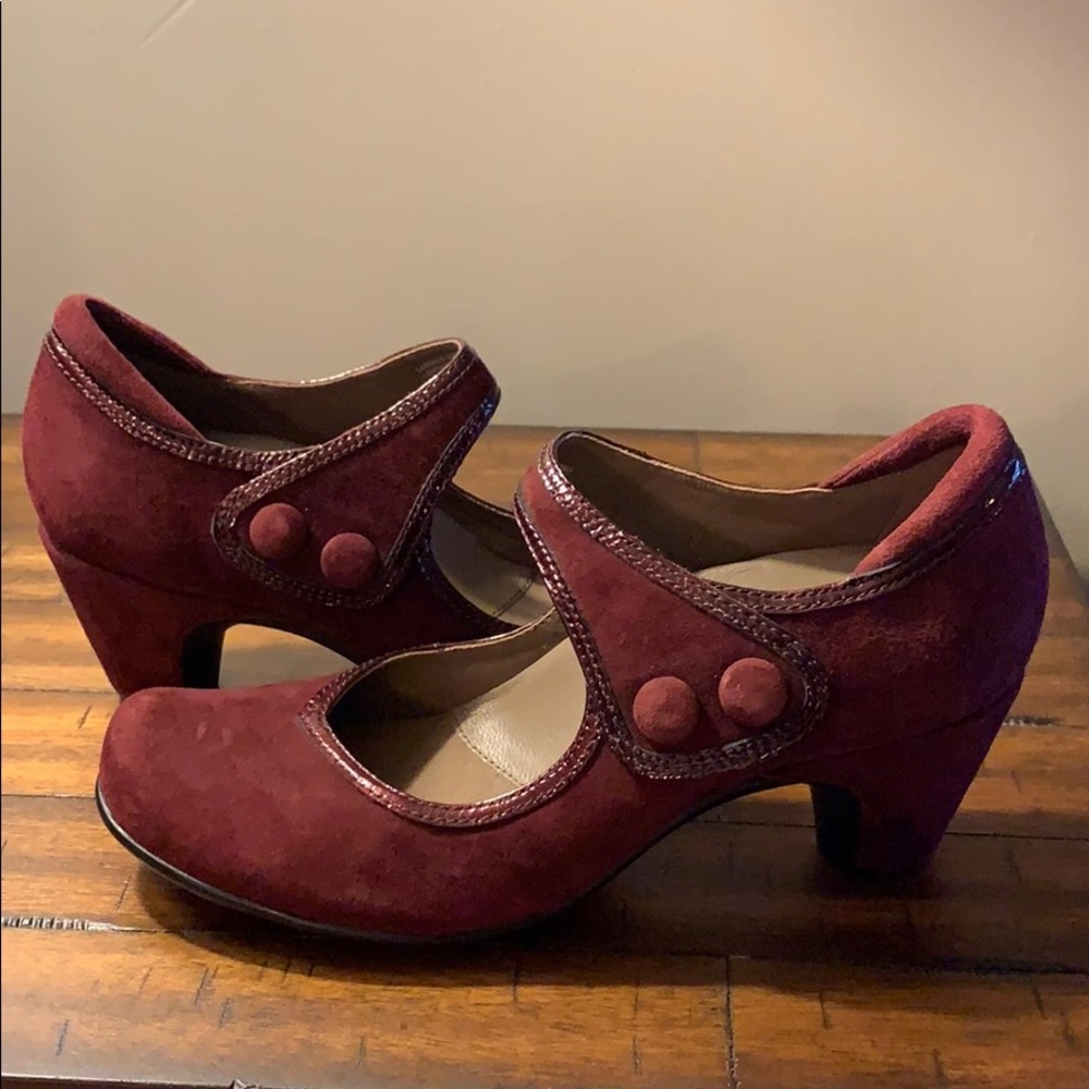 Earthies Lucca Burgundy Mary Jane - Gem